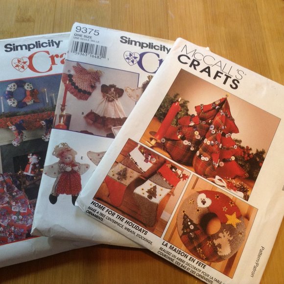 Simplicity | Office | Christmas Sewing Pattern Bundle Of Three | Poshmark